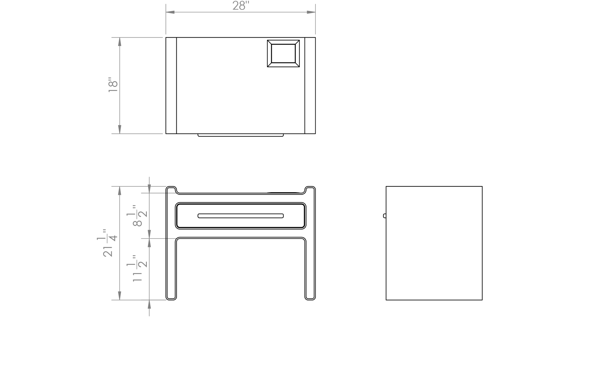 Emile Bedside Table - Workshop Collection