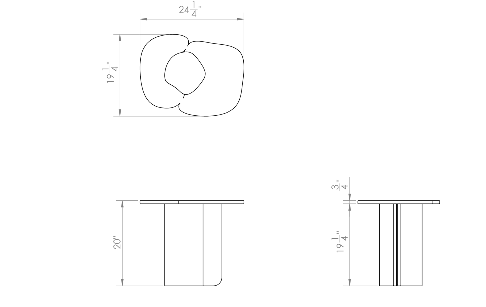 Sumina Side Table - Workshop Collection
