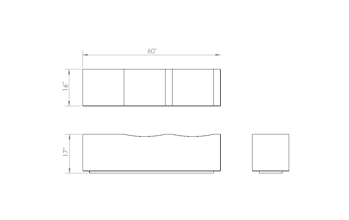 Petra Bench - Workshop Collection